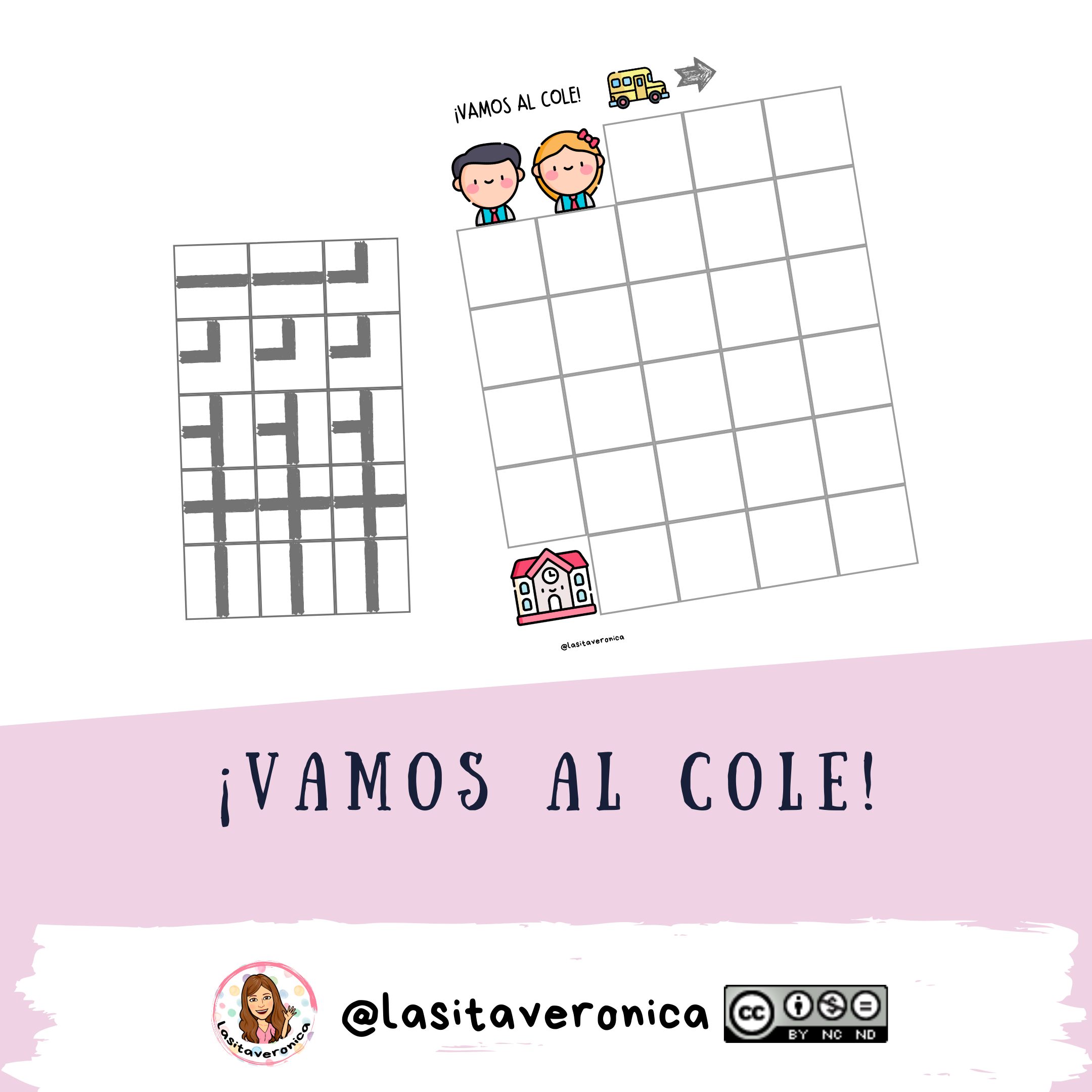 Profes Papel Tijera ¡Vamos al cole! / Back to school