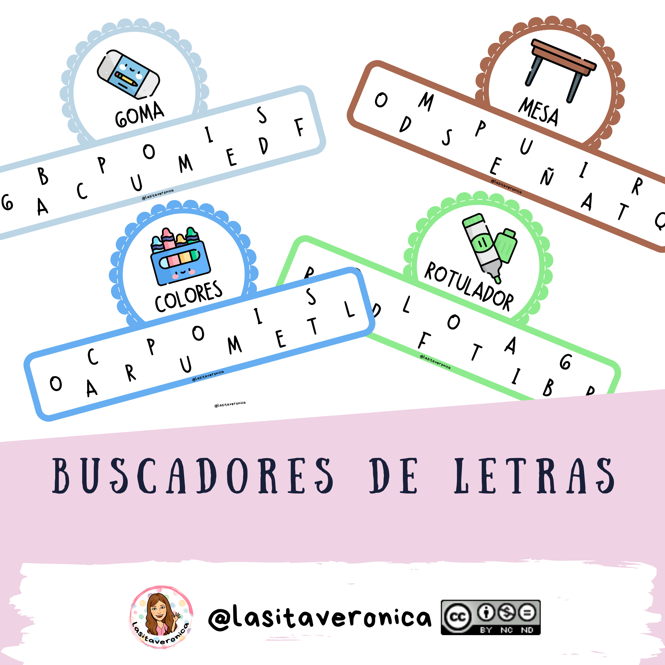 Profes Papel Tijera Buscadores de letras