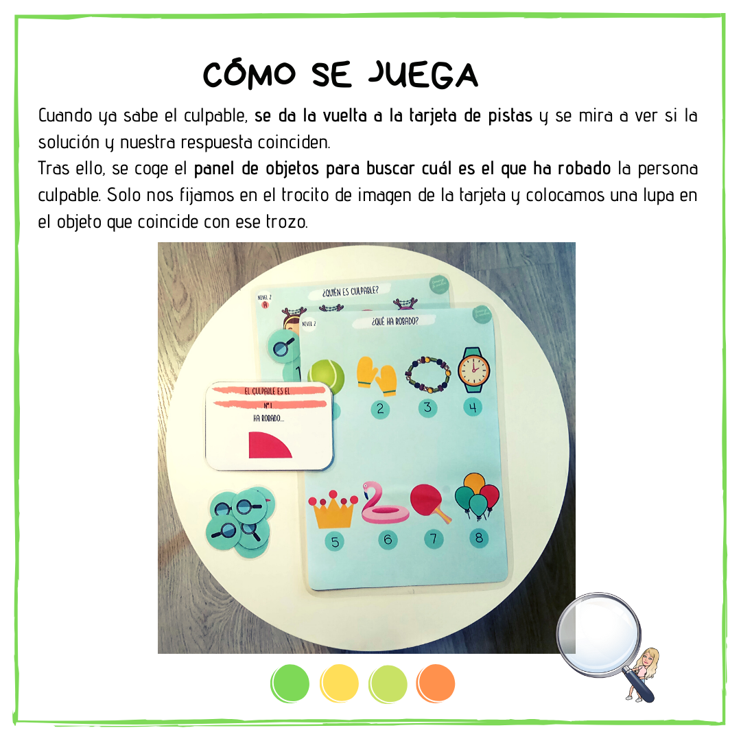 Profes Papel Tijera Juego de detectives