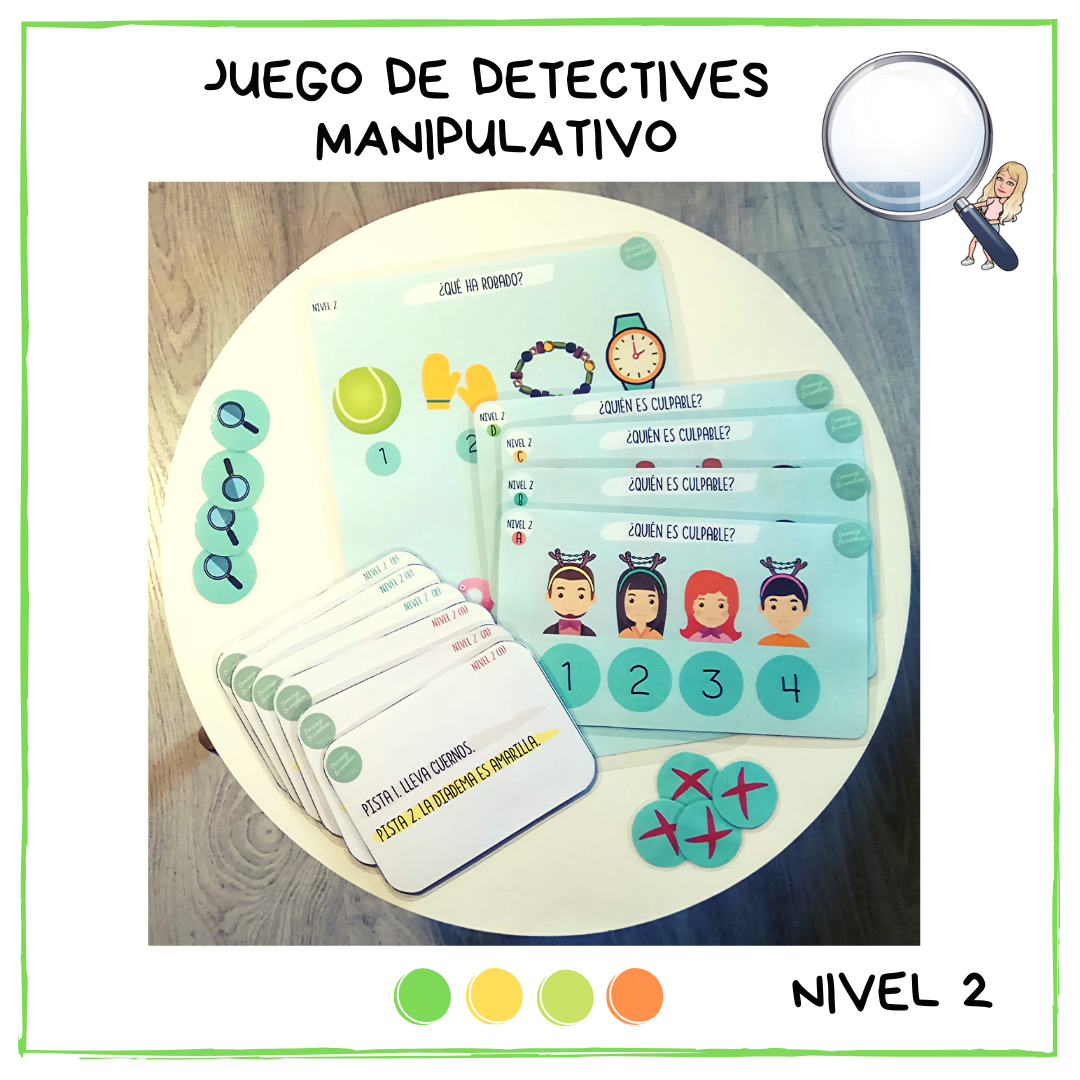 Profes Papel Tijera Juego de detectives