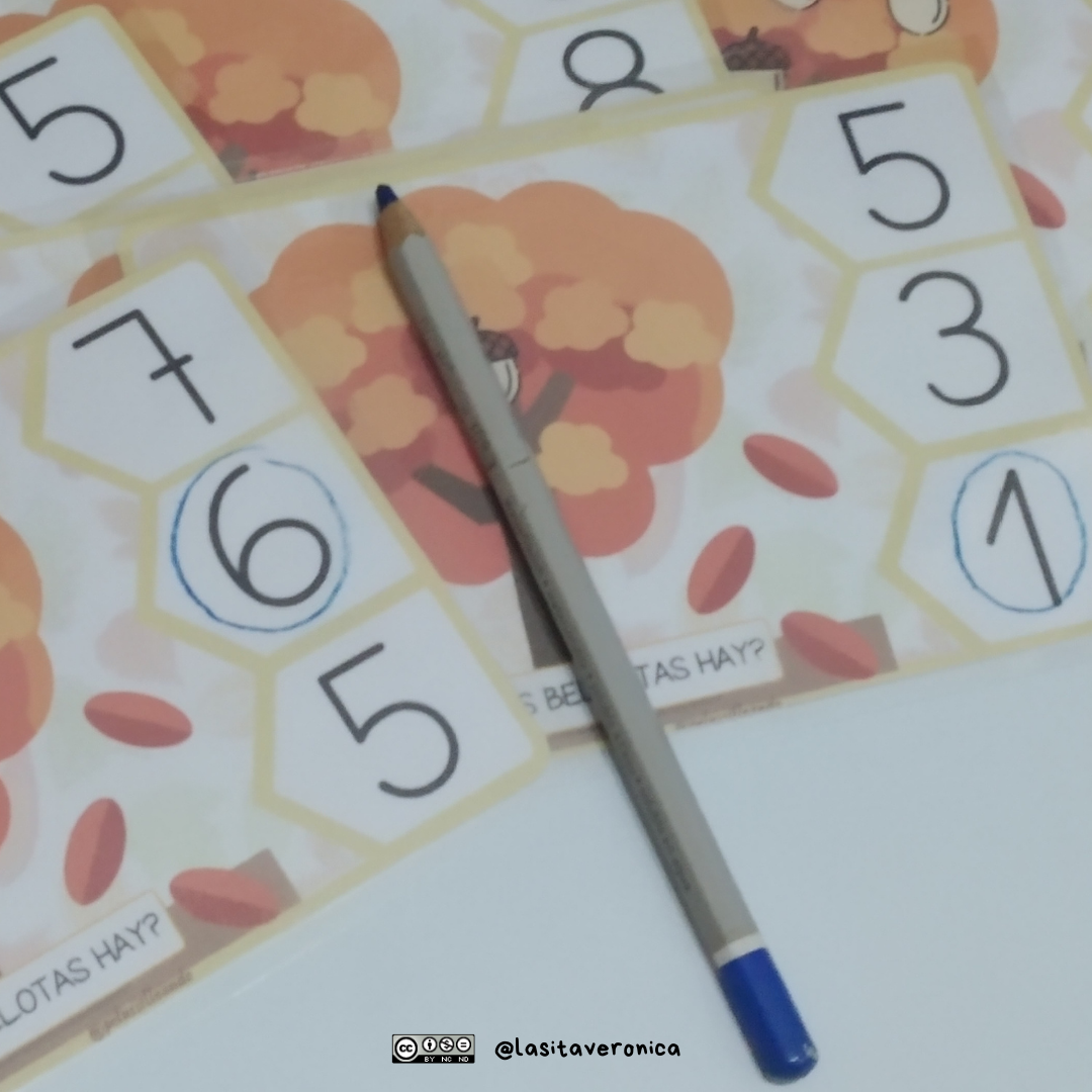 Profes Papel Tijera Contamos en otoño / We count in Autumn