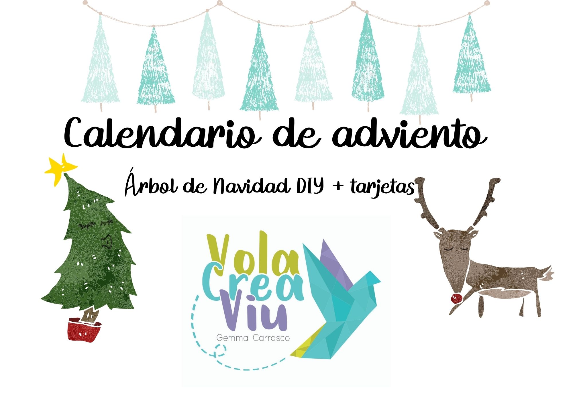 Profes Papel Tijera Calendario de Adviento DIY