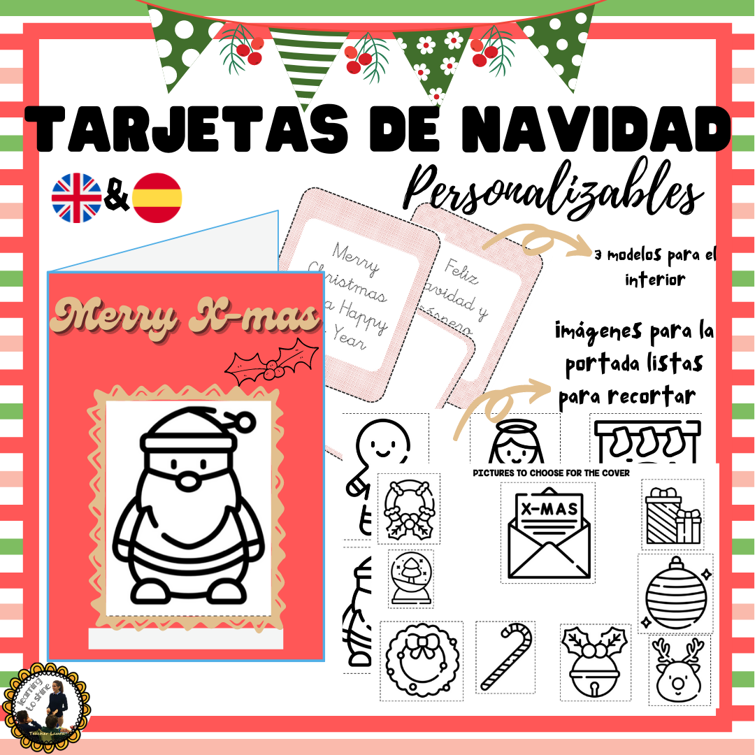 Profes Papel Tijera Tarjetas de Navidad / Christmas Cards ...