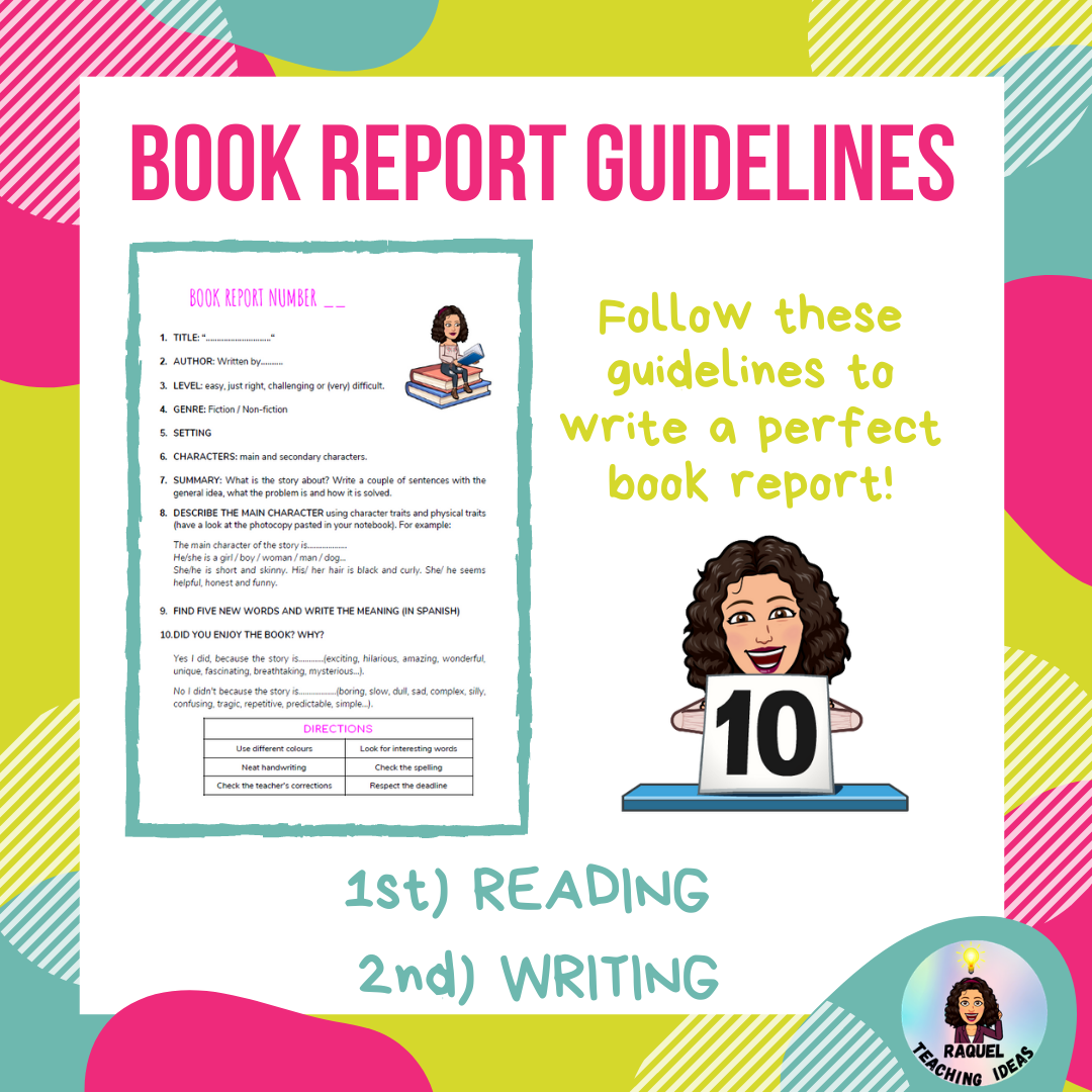 Profes Papel Tijera Book report guidelines