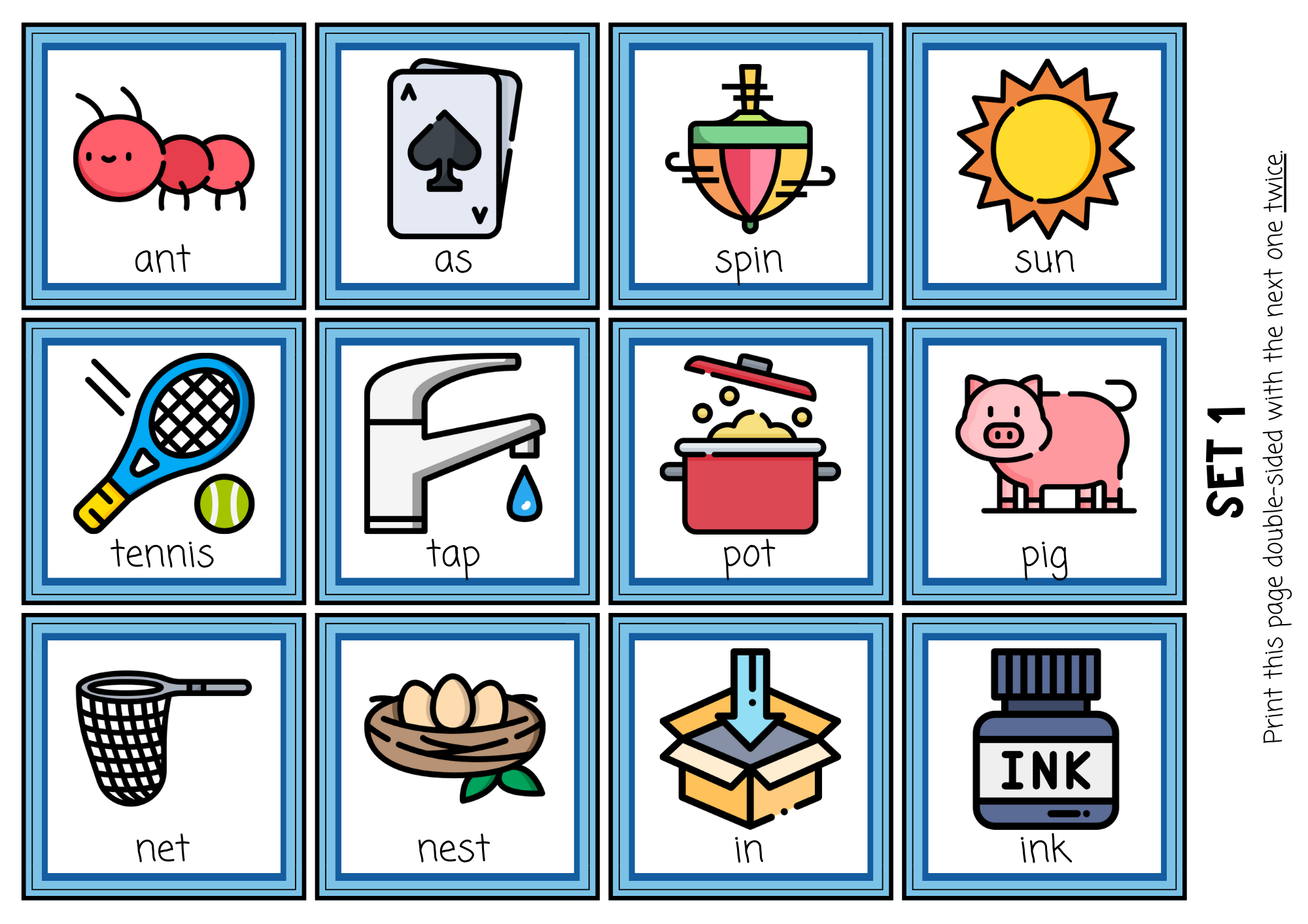 Profes Papel Tijera JOLLY PHONICS Memory game (All sets)