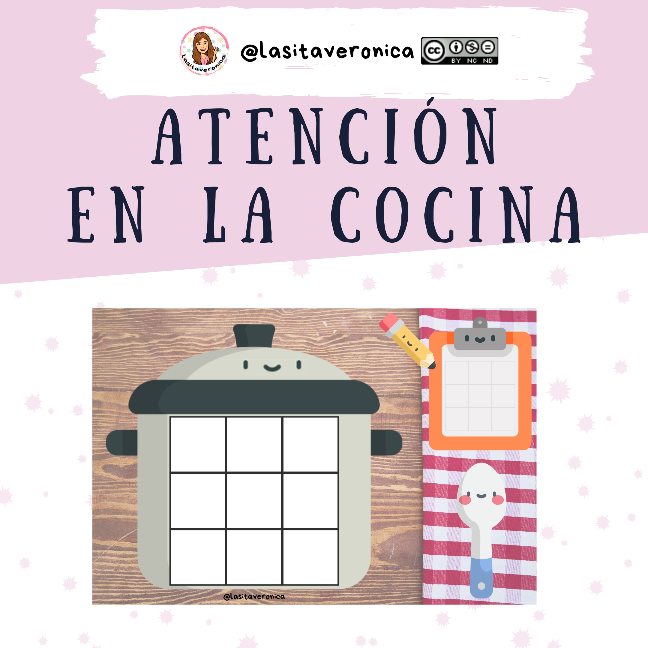 Profes Papel Tijera Atención en la cocina / Attention in the kitchen