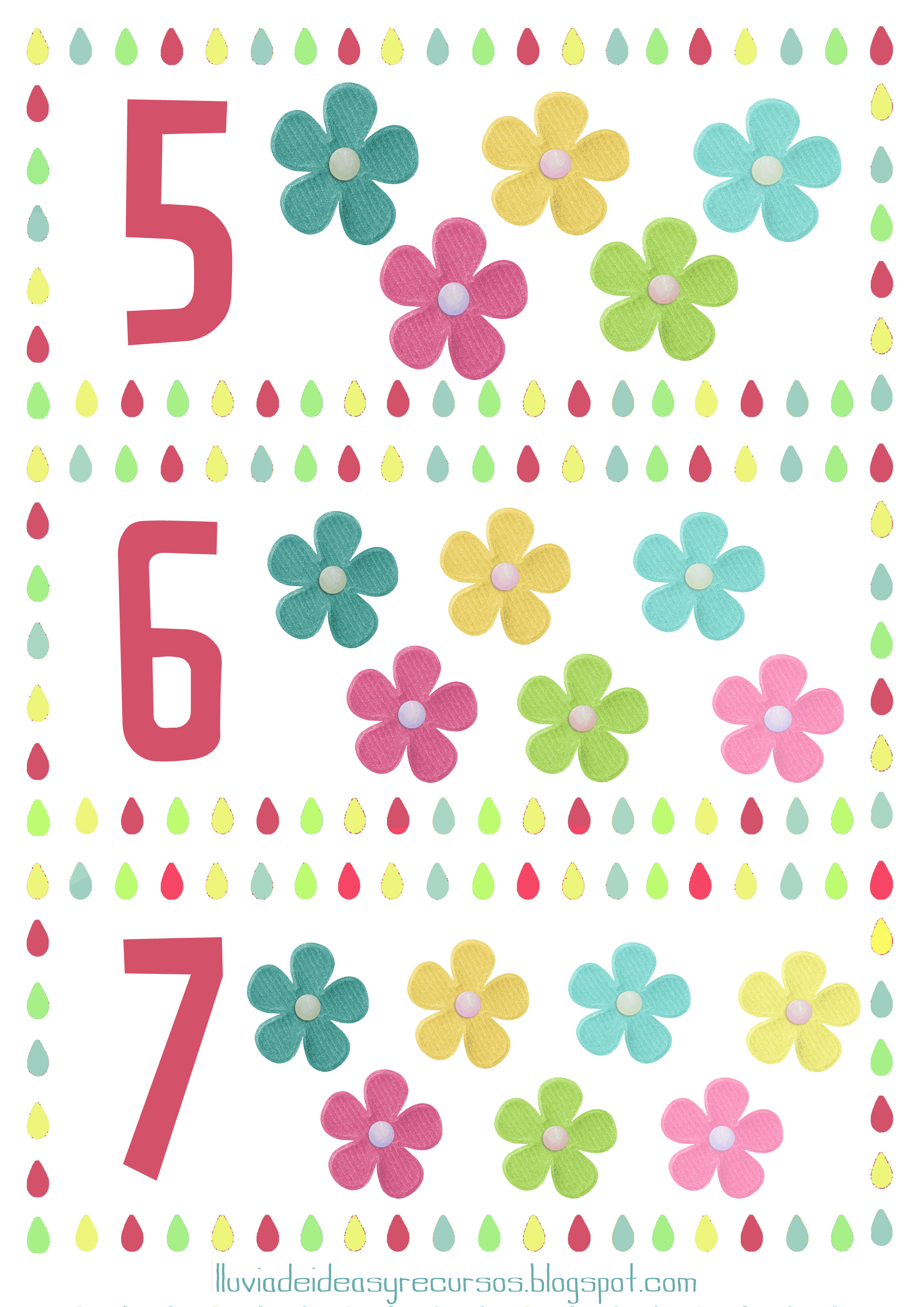 Profes Papel Tijera PACK IMPRIMIBLE CARTELES Y PALABRAS DE PRIMAVERA