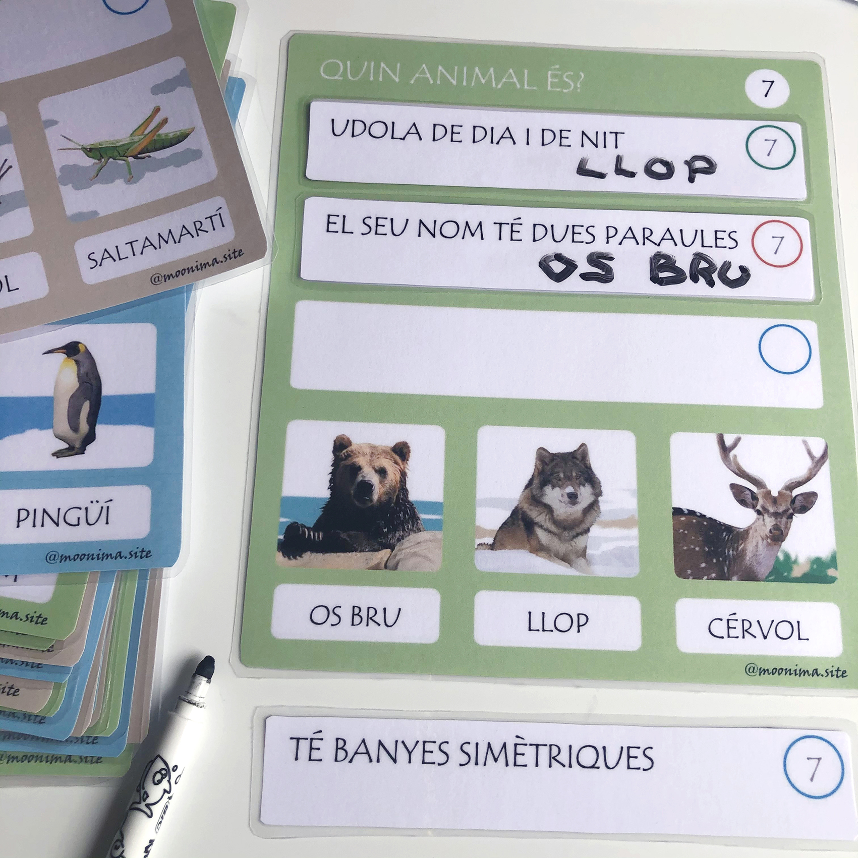 Profes Papel Tijera QUIN ANIMAL ÉS?