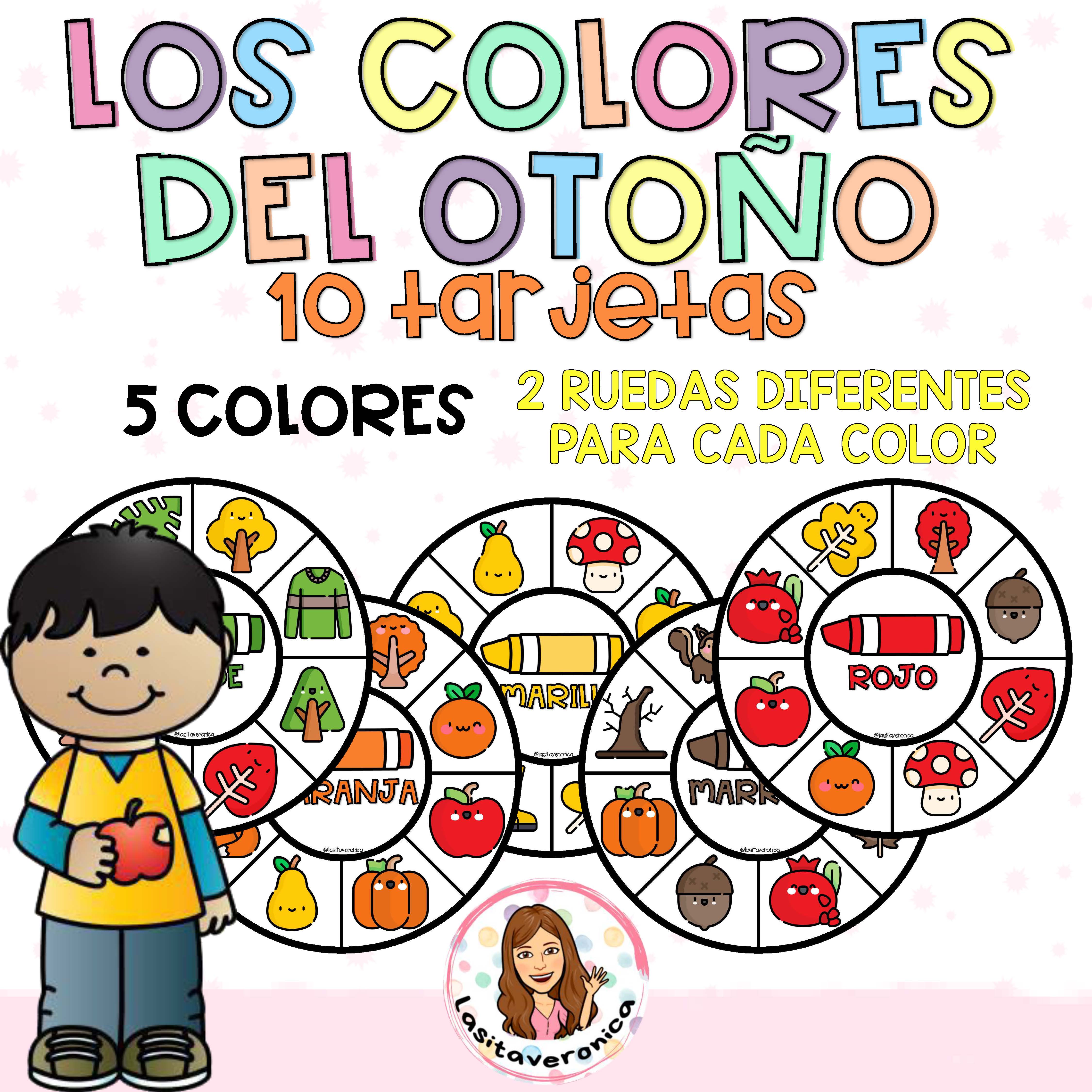 Profes Papel Tijera Los colores del OTOÑO. SPANISH