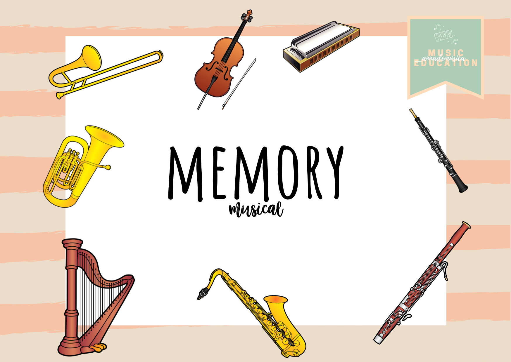 Profes Papel Tijera Memory musical