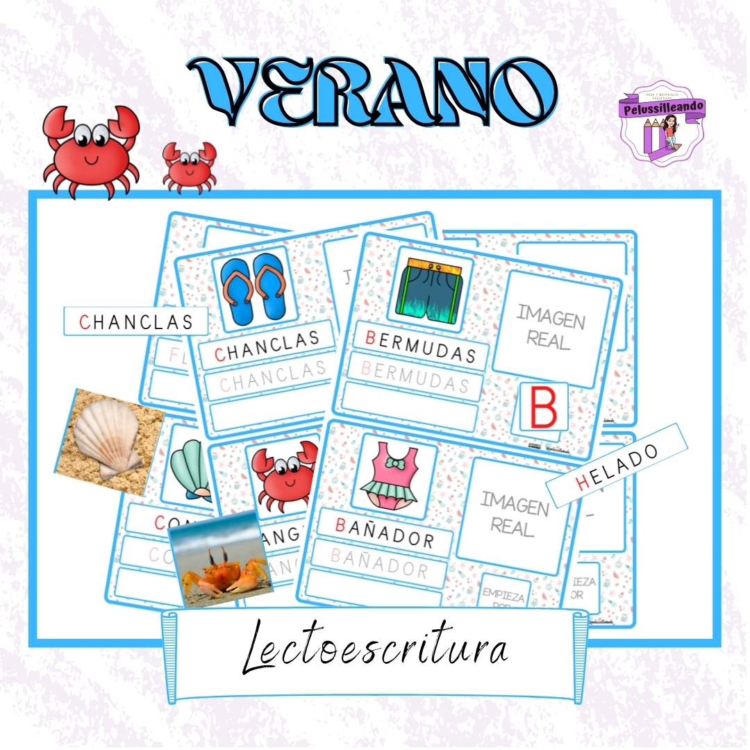 Profes Papel Tijera Lectoescritura Verano