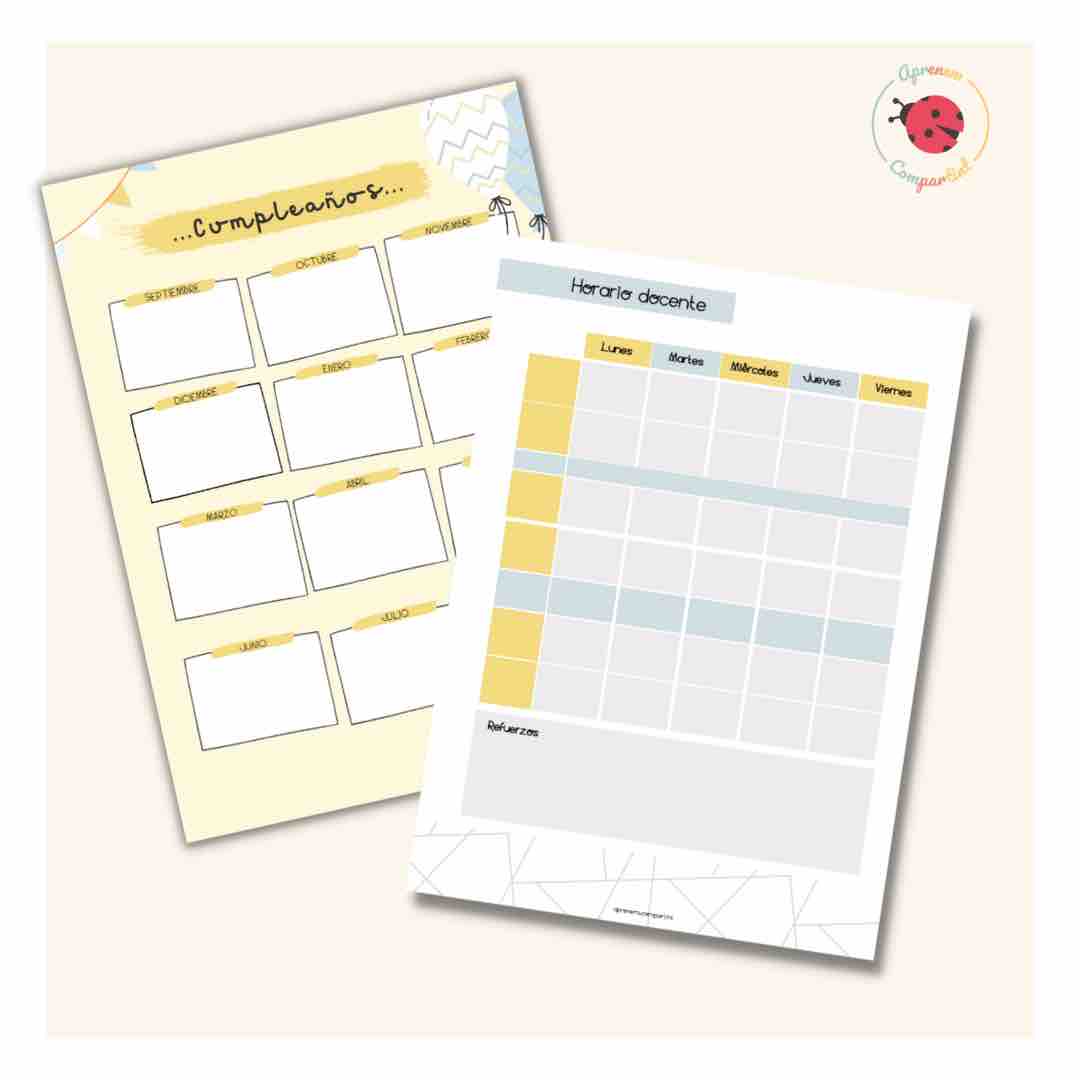 Profes Papel Tijera Cuaderno Docente 2022-2023