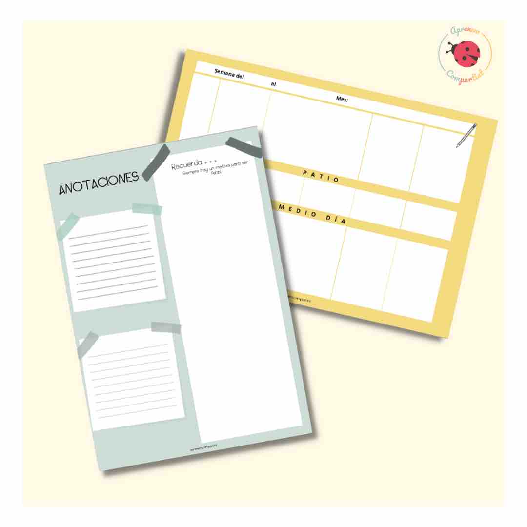 Profes Papel Tijera Cuaderno Docente 2022-2023