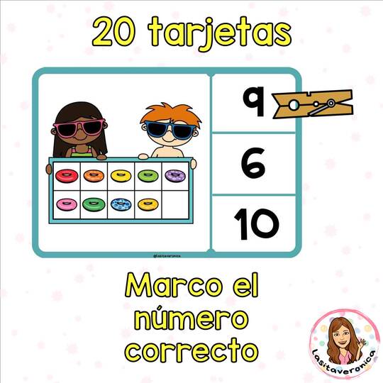 Profes Papel Tijera Contamos flotadores en Verano / Summer counting