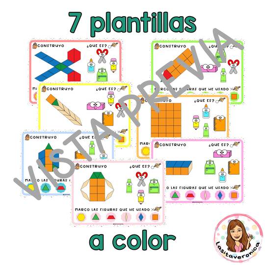 Profes Papel Tijera Pattern Blocks Vuelta al cole / Back to school ...