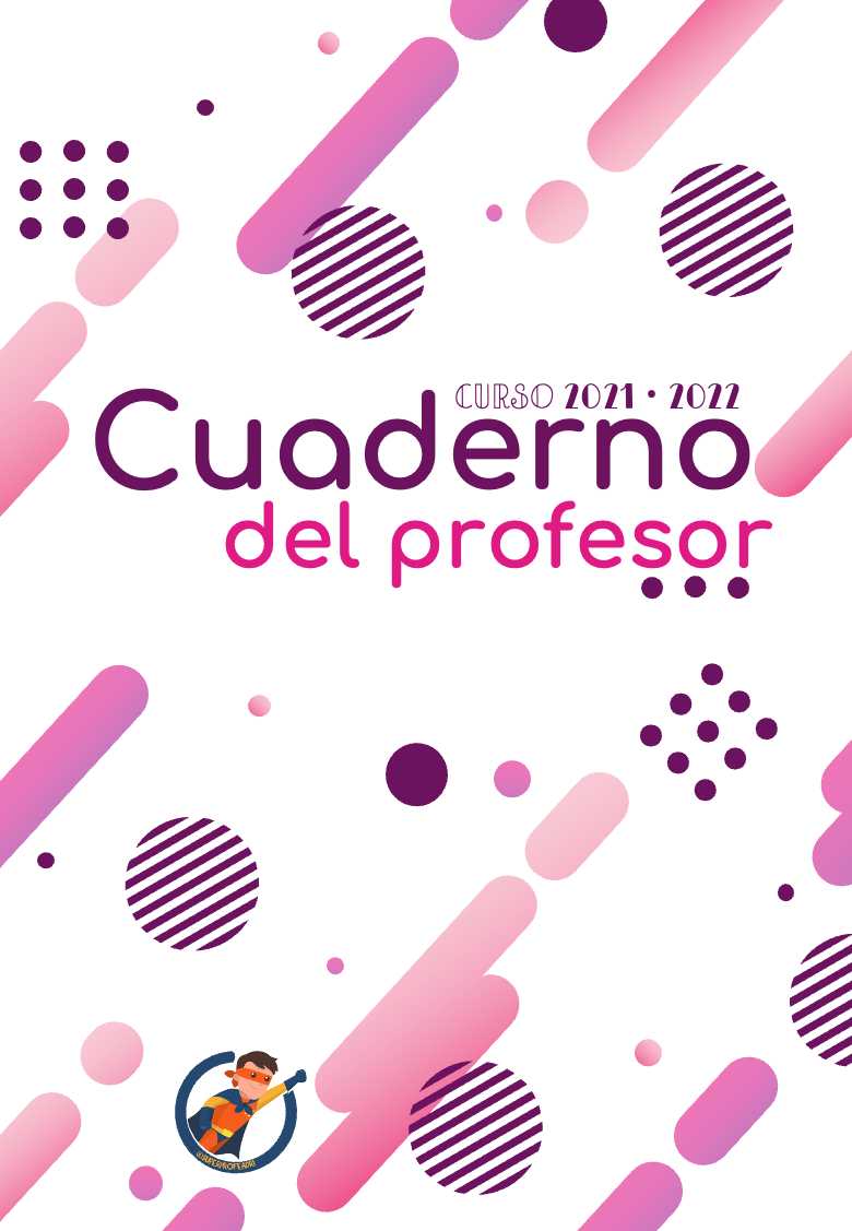 Profes Papel Tijera Cuaderno docente 2022/23 (tonos rosa)