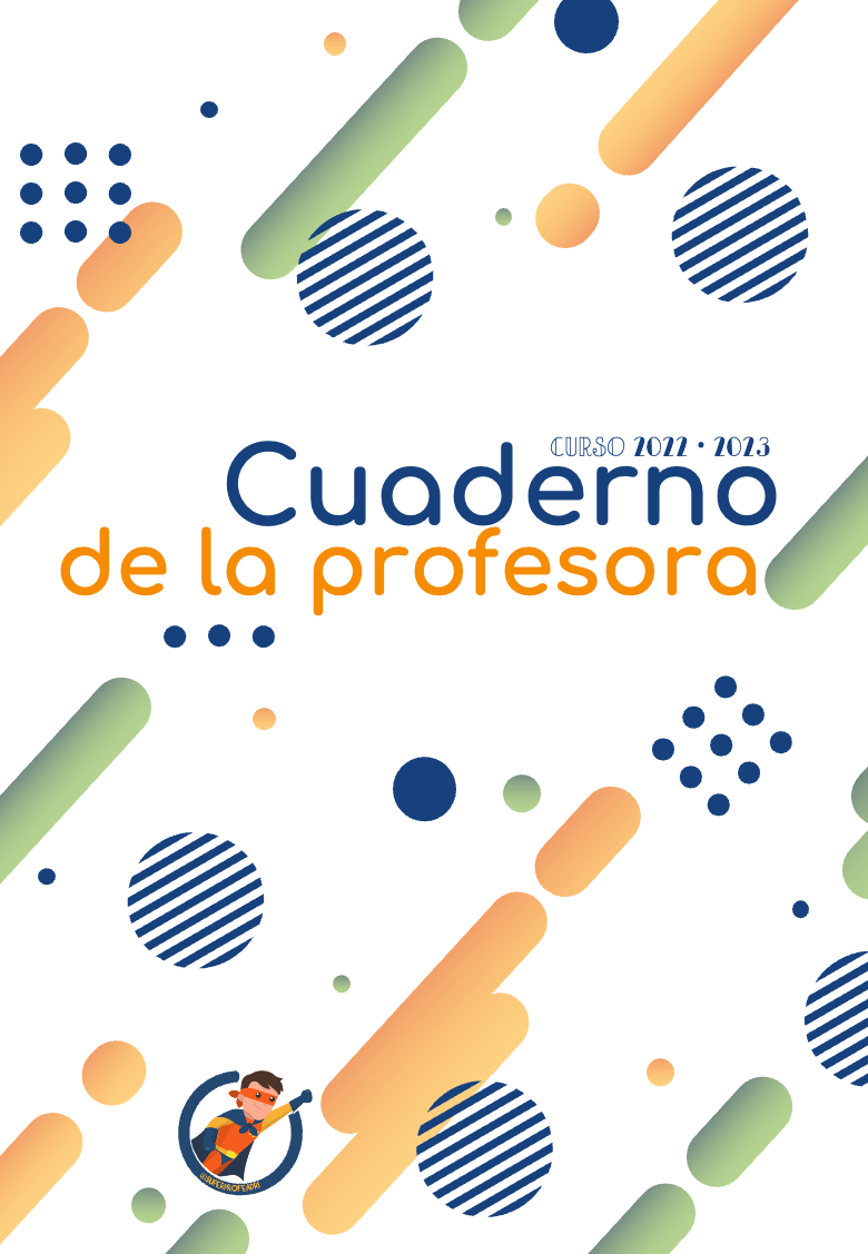Profes Papel Tijera Cuaderno del docente curso 2022 - 2023 (tono ...