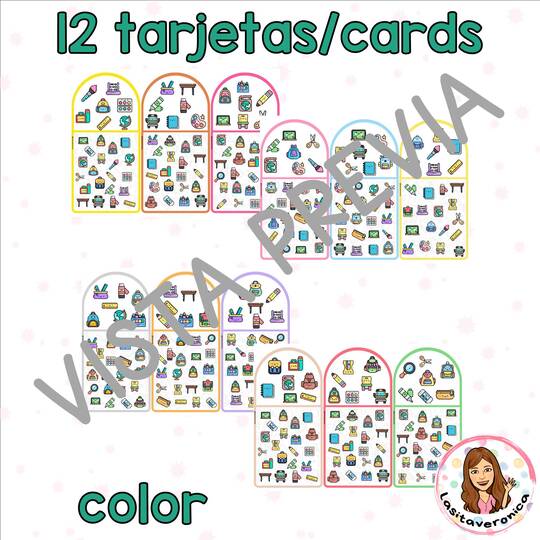 Profes Papel Tijera Busca y encuentra Vuelta al cole / I spy Back to school