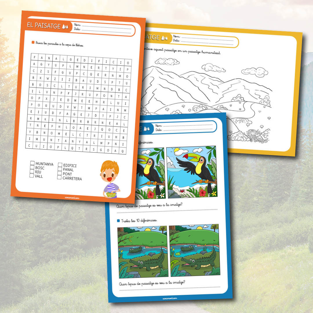 Profes Papel Tijera El paisatge – Cicle Inicial