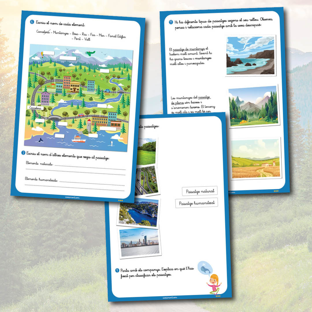 Profes Papel Tijera El paisatge – Cicle Inicial