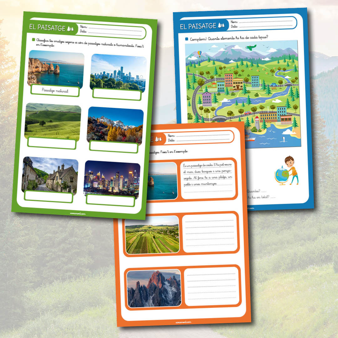 Profes Papel Tijera El paisatge – Cicle Inicial