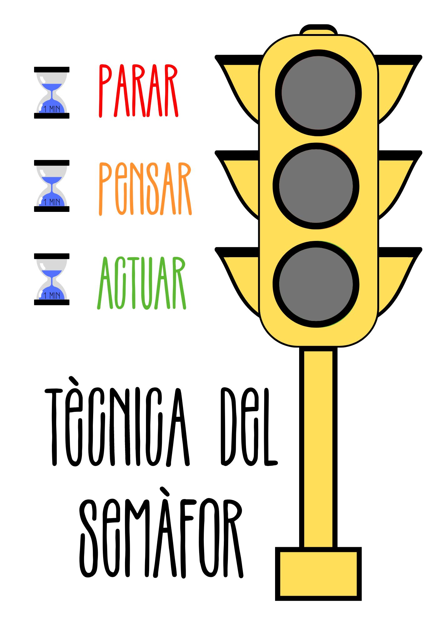 Profes Papel Tijera Tècnica del semàfor