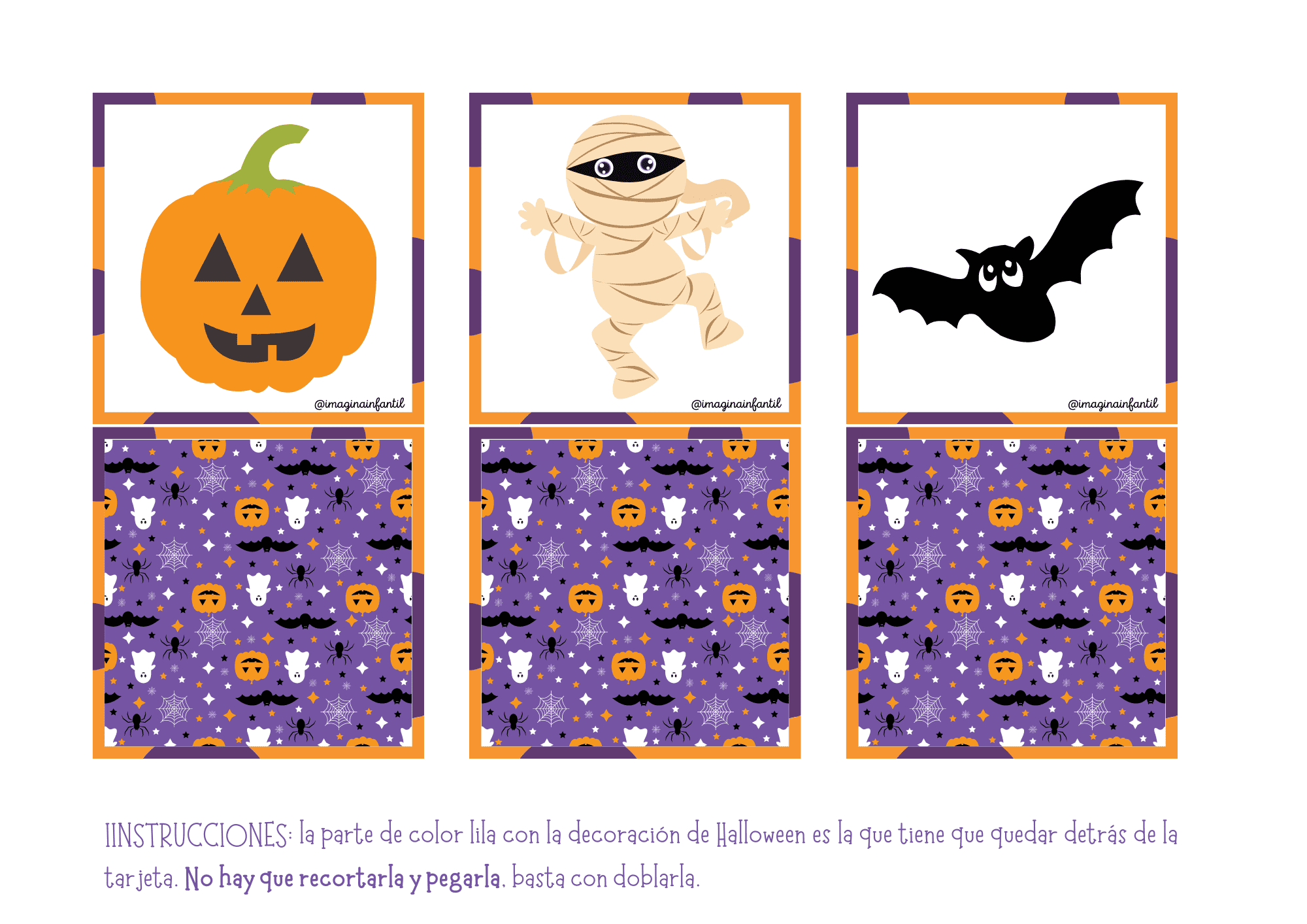 Profes Papel Tijera Memory - Halloween