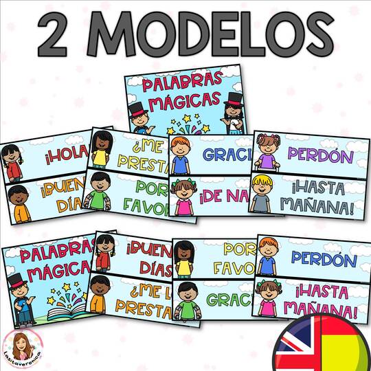 Profes Papel Tijera Palabras mágicas. Palabras amables. Kind Words ...