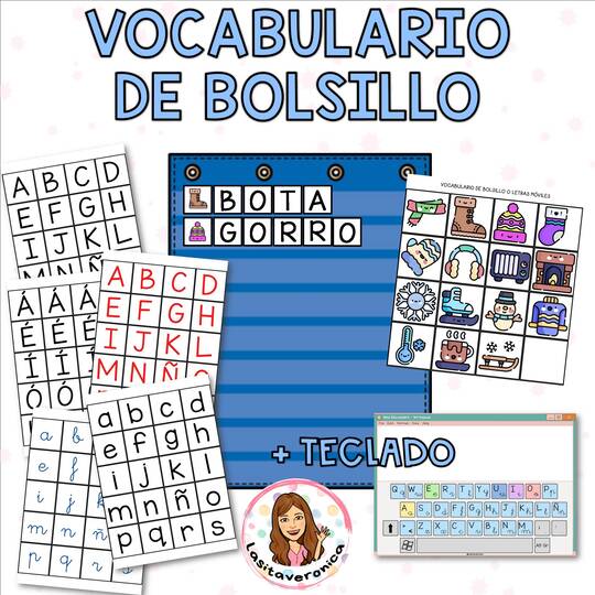 Profes Papel Tijera Vocabulario invierno. Winter vocabulary. January ...