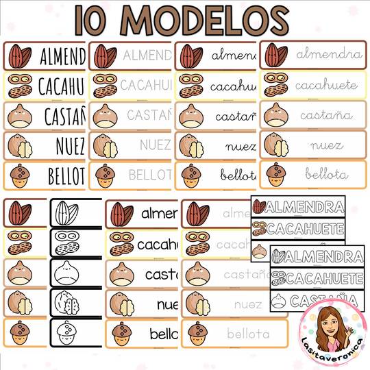 Profes Papel Tijera Vocabulario otoño / Autumn Vocabulary. Fall ...