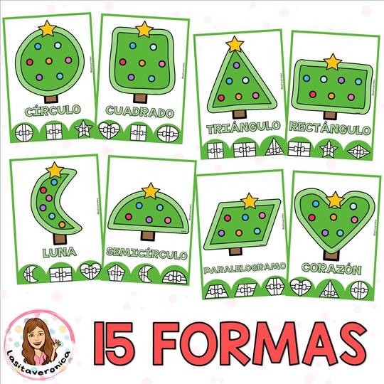 Profes Papel Tijera Plastilina formas Navidad. Christmas tree Playdough ...