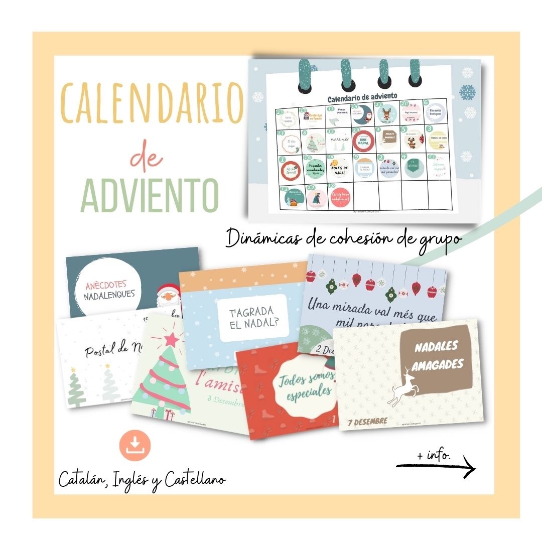 Profes Papel Tijera CALENDARIO DE ADVIENTO