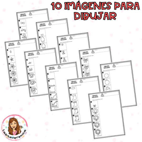 Profes Papel Tijera Dibujos paso a paso Navidad. Christmas Directed ...