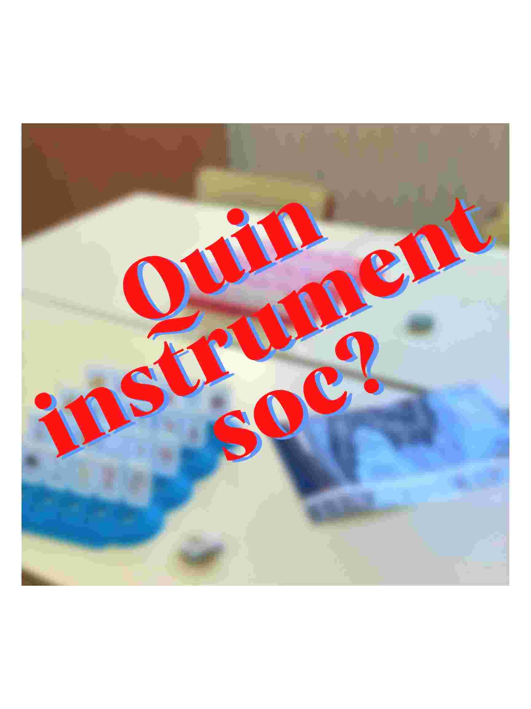 Profes Papel Tijera Quin instrument soc? (Quién es quién) @musicalitza