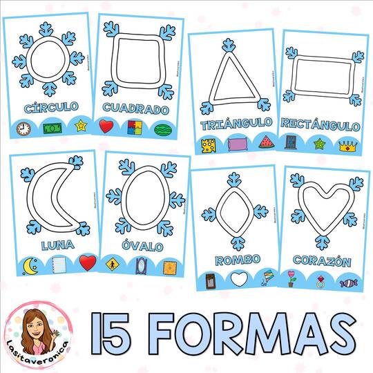 Profes Papel Tijera Plastilina formas invierno. Snowflake Playdough ...