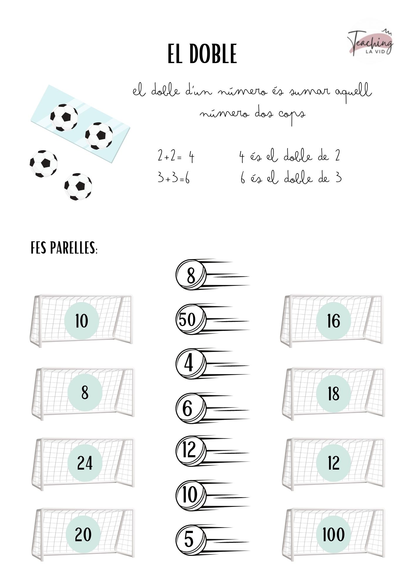 Profes Papel Tijera Dossier repàs de matemàtiques per a segon de primària