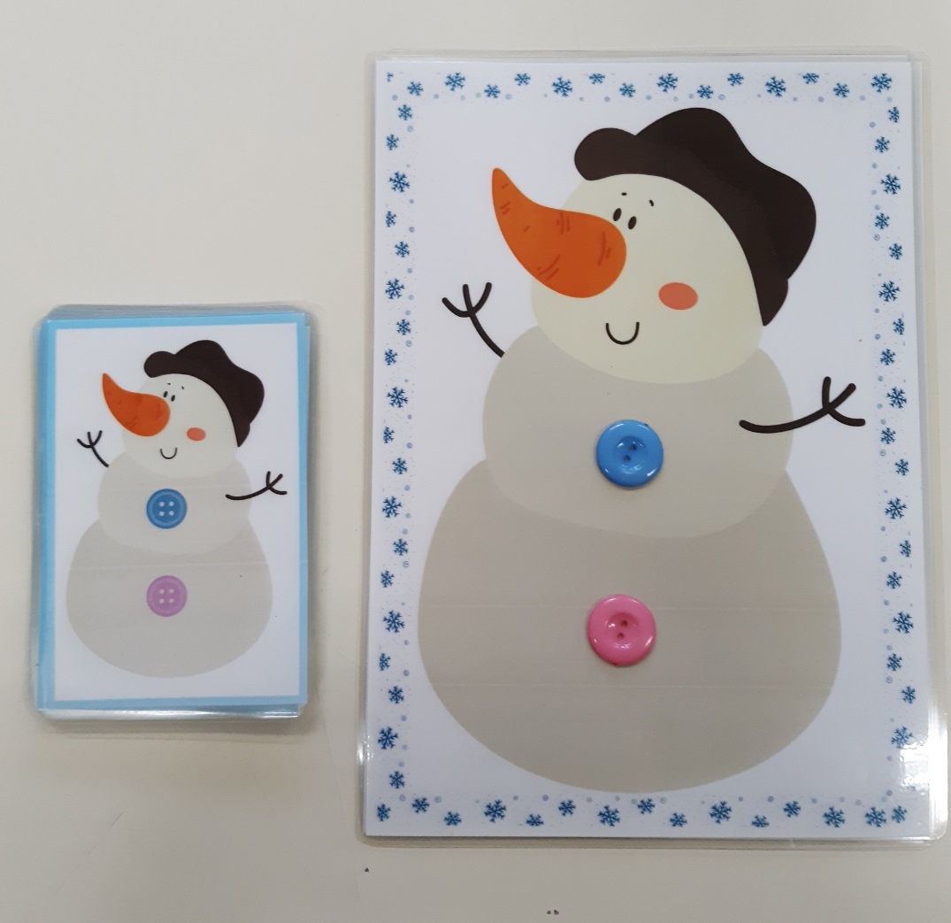 Profes Papel Tijera Muñecos de nieve