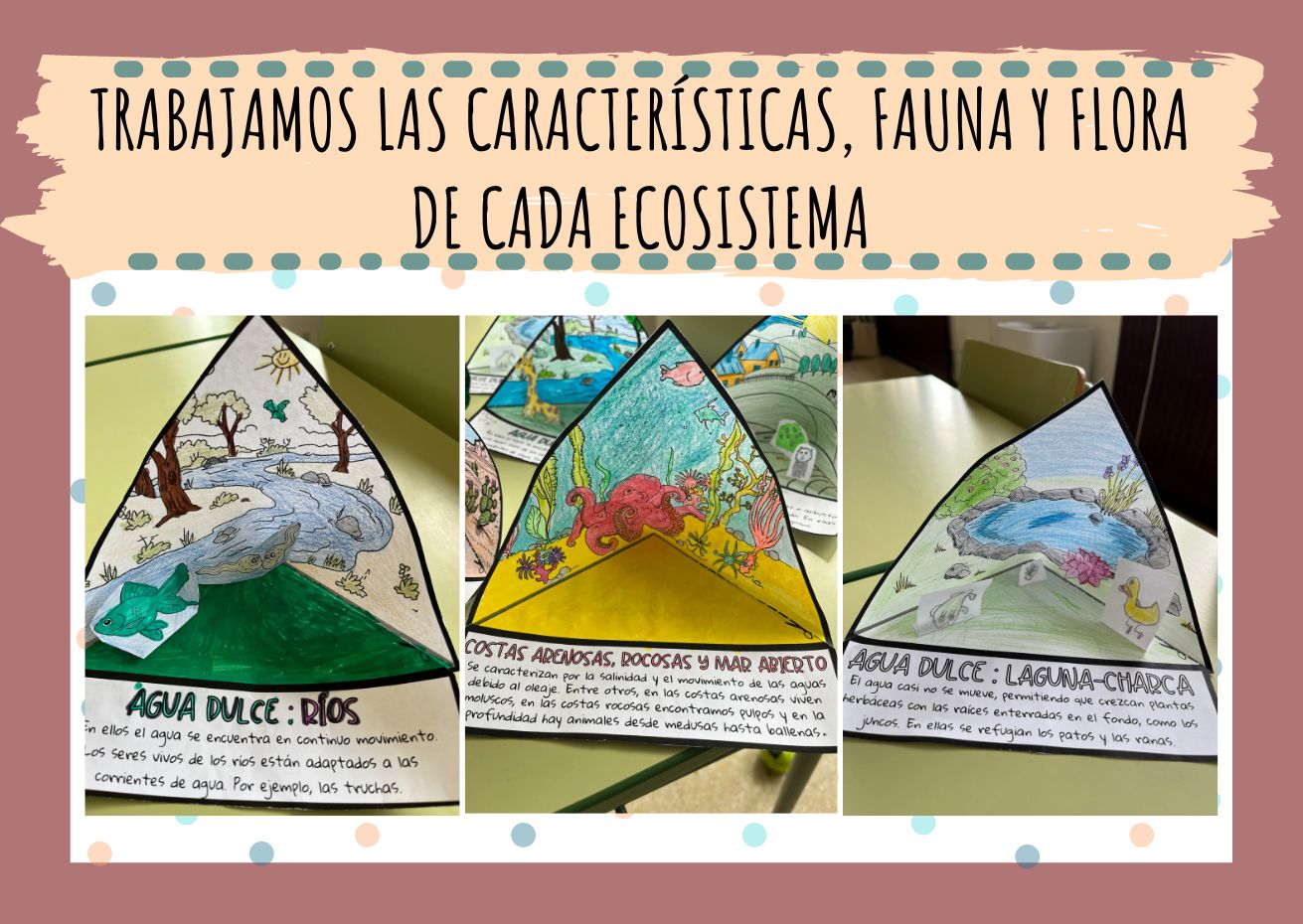 Profes Papel Tijera Triorama de ecosistemas