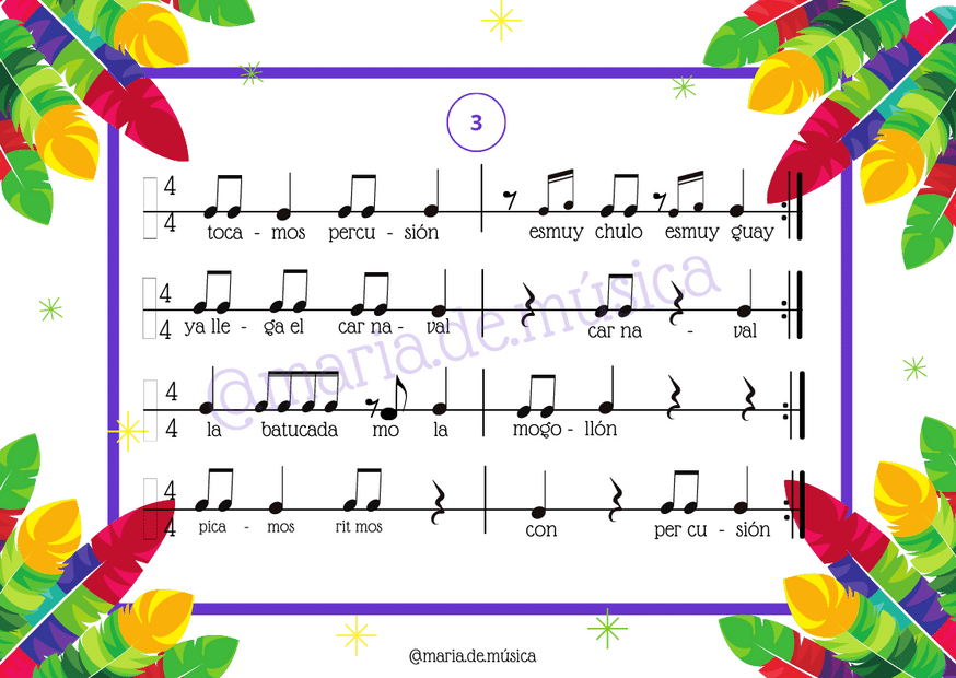 Profes Papel Tijera Batucada polirritmias