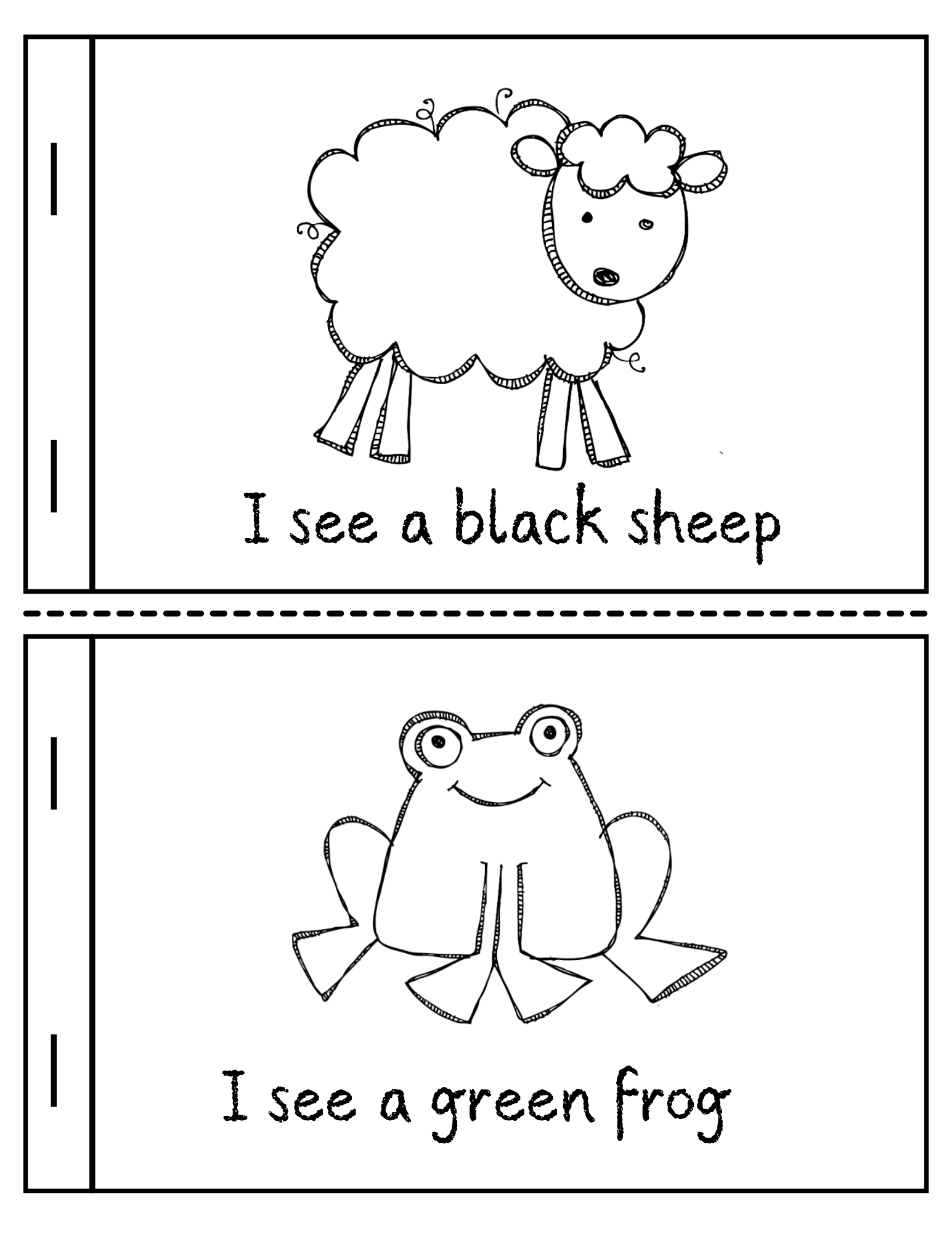 Profes Papel Tijera Brown bear mini-book