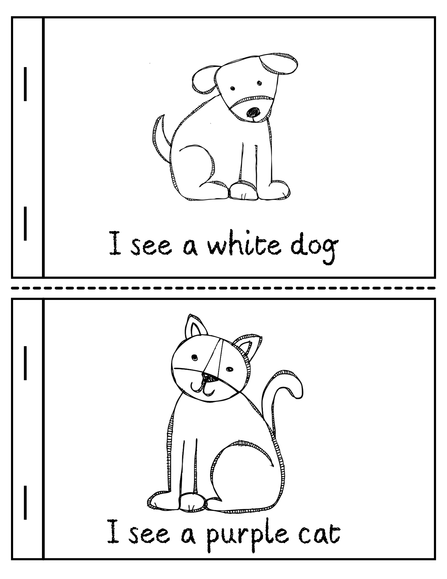 Profes Papel Tijera Brown bear mini-book