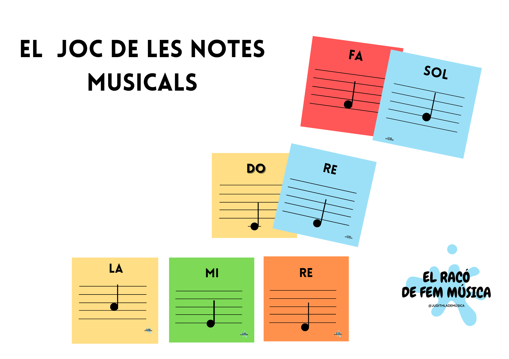 Profes Papel Tijera JUEGO DE CARTAS "LA ESCALA MUSICAL"