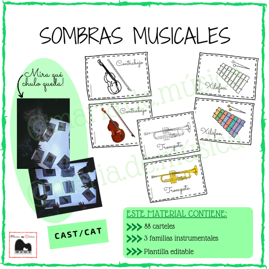 Profes Papel Tijera Sombras musicales