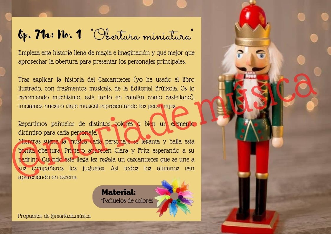 Profes Papel Tijera El cascanueces propuestas didácticas