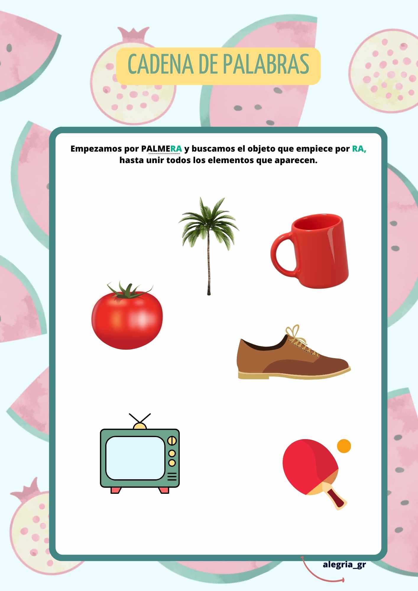 Profes Papel Tijera Conciencia fonológica verano.