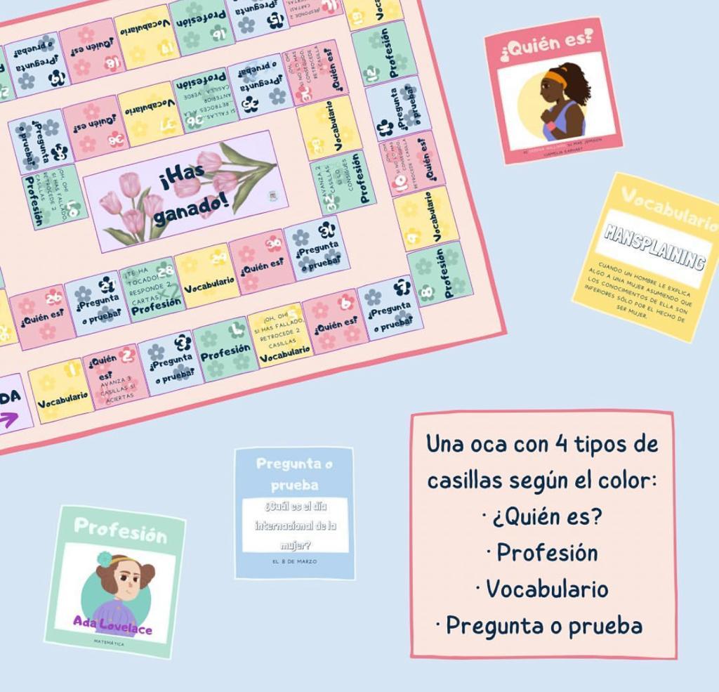 Profes Papel Tijera DÍA DE LA MUJER: JUEGO DE MESA (CAST)