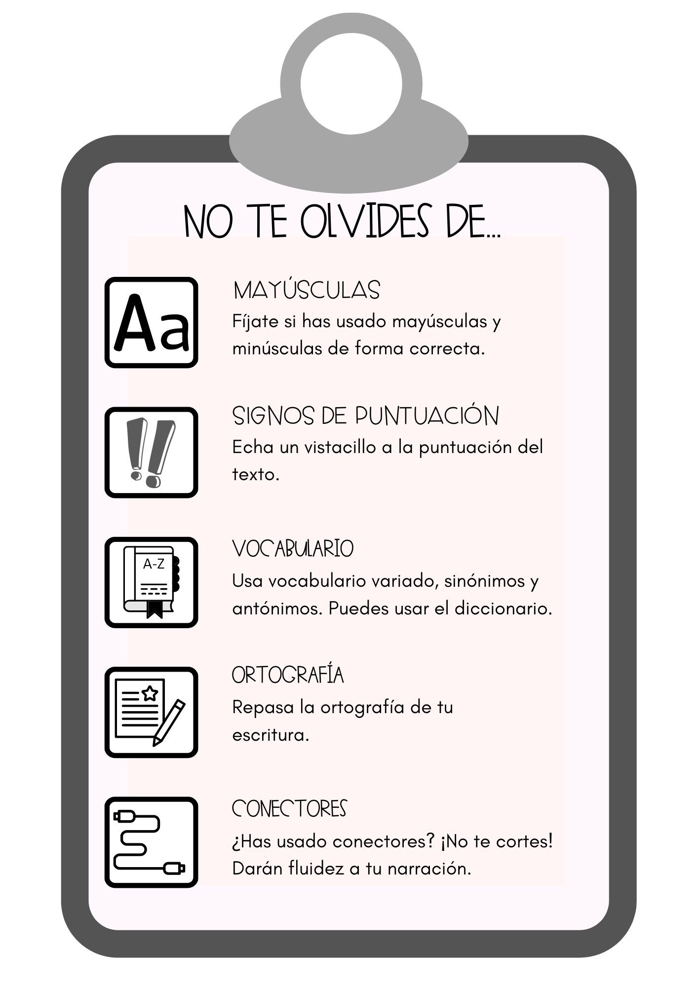 Profes Papel Tijera 50 TARJETAS DE ESCRITURA CREATIVA + CARPETA DE ...