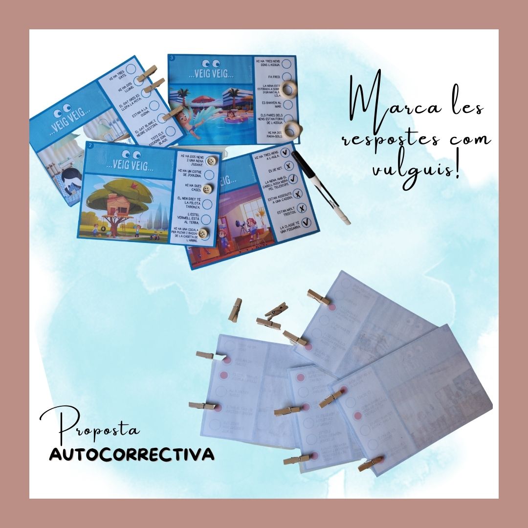 Profes Papel Tijera Veig veig: comprensions lectores visuals