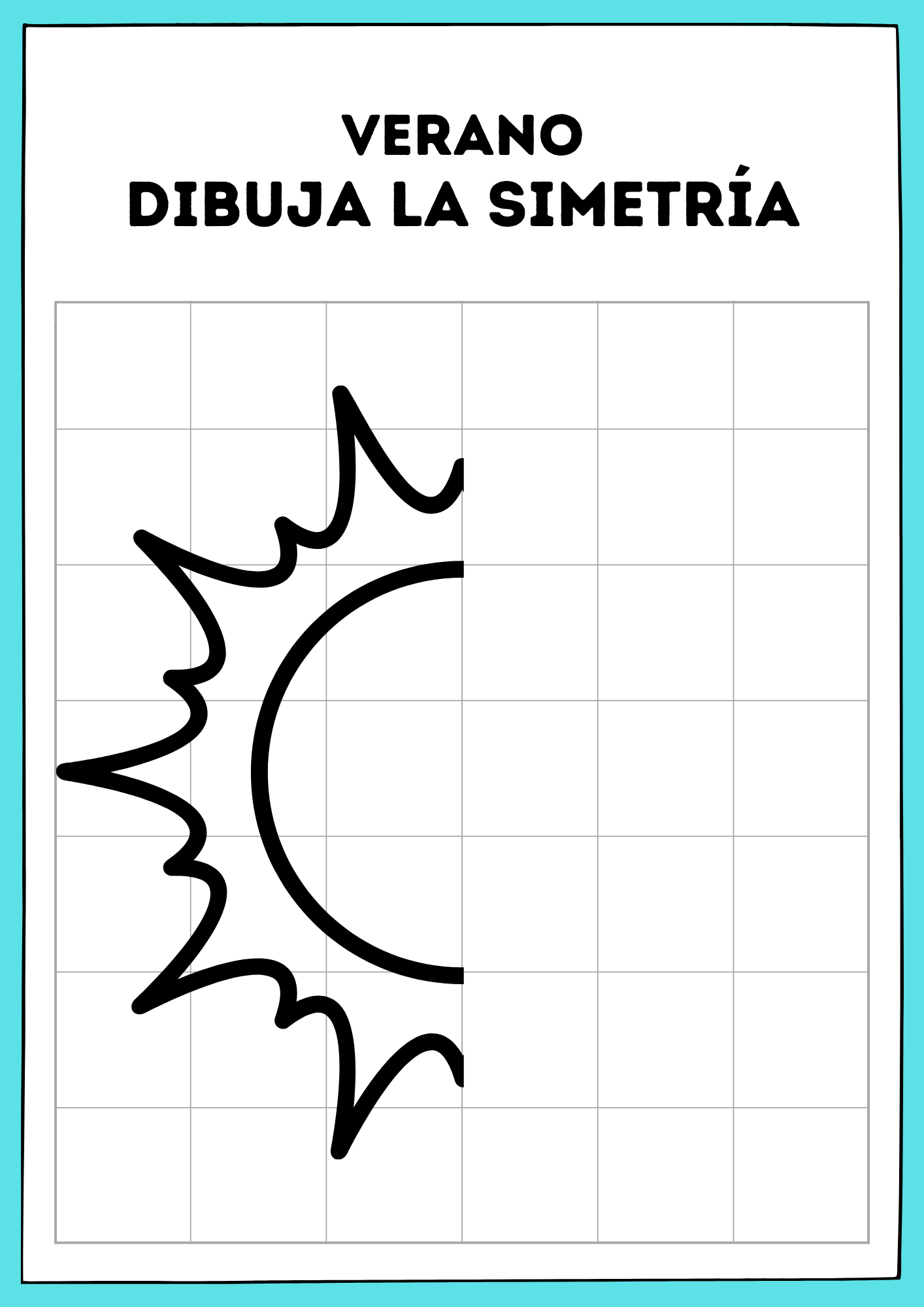 Profes Papel Tijera Simetría verano - Simetria Estiu