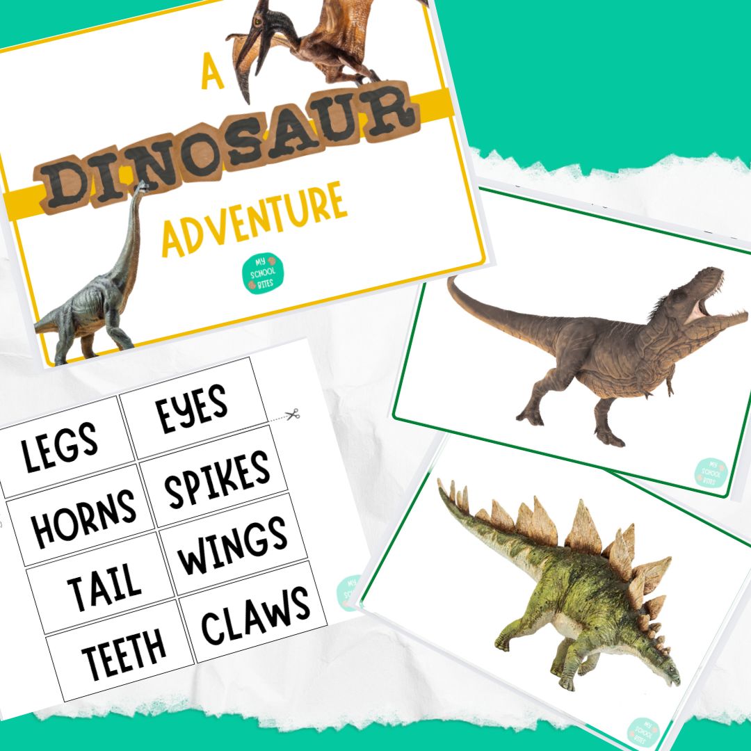 Profes Papel Tijera Label the dinosaur parts